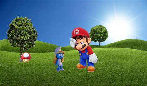 Mario And Smurfette By Tuanhung2003 On Deviantart