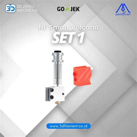 Jual Original Mellow 3d Printer Nf Smart Volcano J Head E3d Hotend Kit