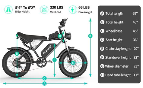 Ridstar Upgraded Q20 1500w Fat Tire Electric Bicycle Ridstar Eu