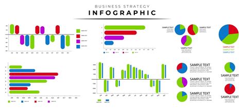 Data Chart And Diagram Elements Royalty Free Vector Image