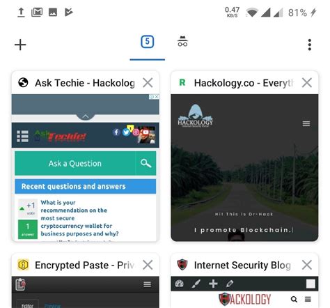 chrome android adopts grid layout of firefox