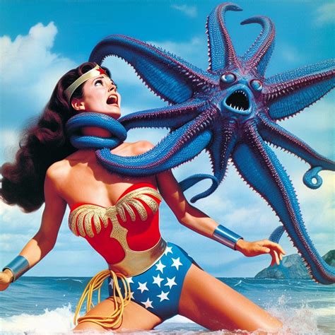 Wonder Woman Vs Starro By Wondersarah1977 On Deviantart