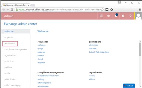 how to grant application impersonation in microsoft office 365 or