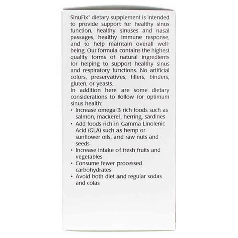 Sinufix Sinus Support Capsules Naturalcare