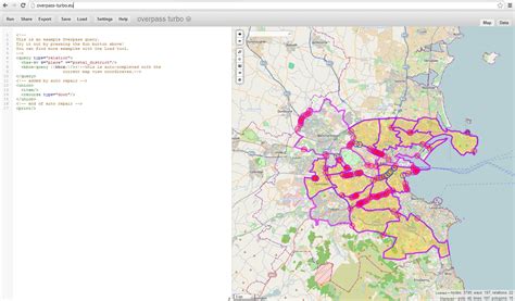 Dublin Postal Codes Open Street Map Data Overpadd Turbo Api
