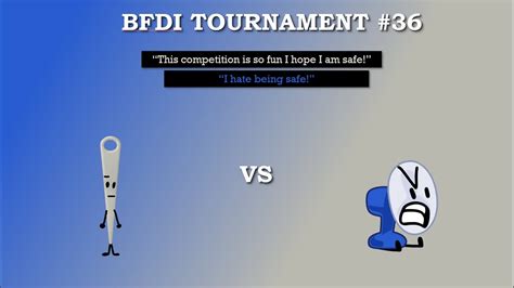 Bfdi Tournament 36 Youtube