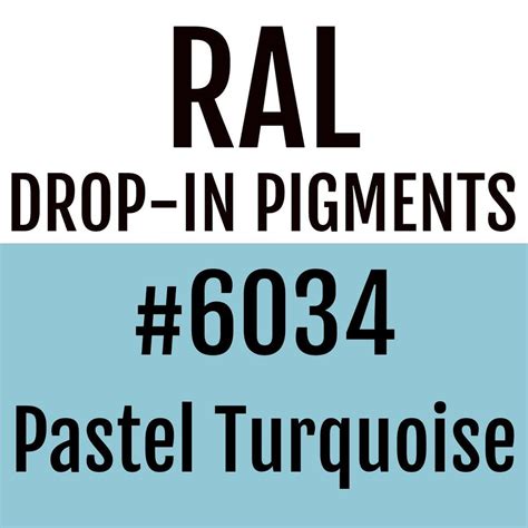 Ral 6034 Pastel Turquoise Drop In Pigment Liquid Wrap Or Bedliner