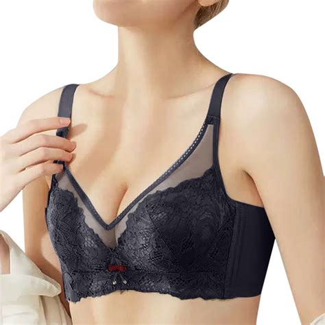 Taiaojing Seamless Bra Lace Underwire Bra Lace Floral Bra Unlined