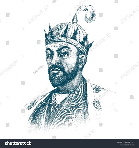 Timur Turkishmongolian Soldier Commander Founder Timurid Stock Vector