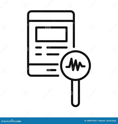 Usability Testing Simple Icon Illustration Stock Vector Illustration