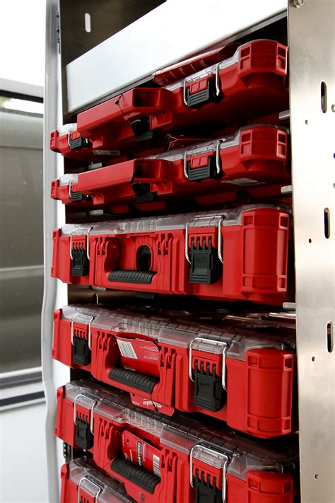 Milwaukee Packout Unit For 8 Carry Cases W 2 Shelves Storage