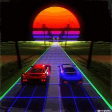 Synthwave Retrowave  Synthwave Retrowave Sunset Discover And Share
