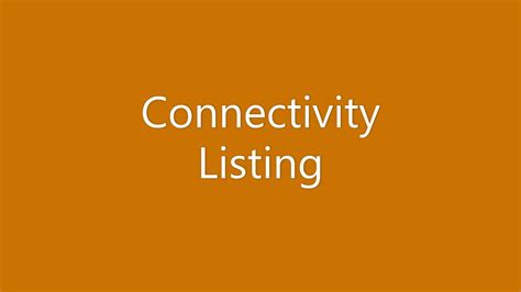 basic connectivity listing in chronoforms7 youtube