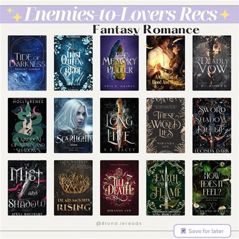 Sophie Fantasy Romance Books🌹 On Instagram 💜more Enemies To Lovers