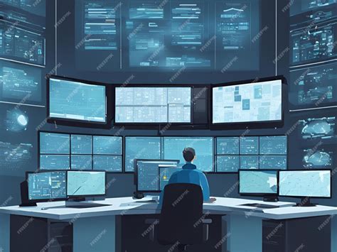 Cyber Security Analysts Premium Ai Generated Image