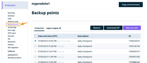 Backup And Restore Support Center