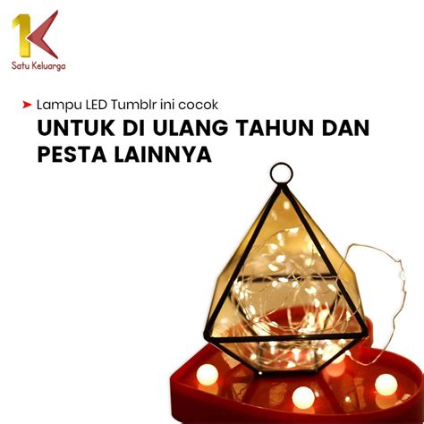 Jual Satu Keluarga Lampu Kawat Led Tumblr C Dekorasi Outdoor Dan Indoor Lampu Led Kawat Strip