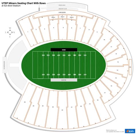 Sun Bowl Stadium Seating Chart Ticketmaster Pe