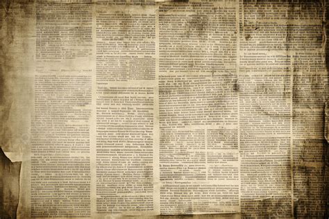 Vintage Newspaper Background Vintage Newspaper Layout Design Template