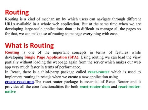 react js concept and detailed explanation ppt
