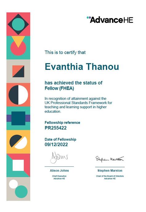 Delighted To Share That I Have Been Awarded The Fellowship Of Uk Higher