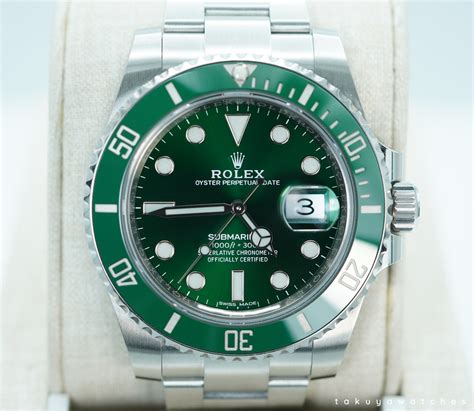 Rolex 116610lv Submariner Hulk Green Dial Green Bezel 2020 Full Set Takuya Watches