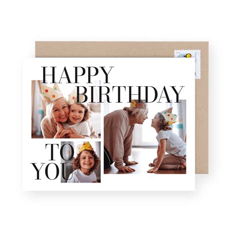 Happy Birthday Triple Stack By Hello Paper Co Postable