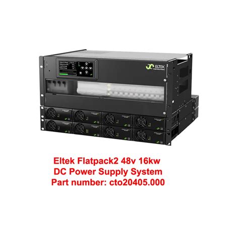 Eltek Flatpack2 48v 24kw Telecom Power Supply System Efficient 48vdc