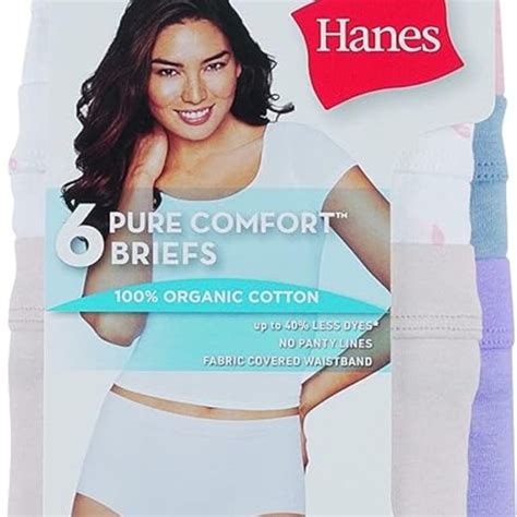 Hanes Intimates Sleepwear Nwt Hanes Womens Organic Cotton Panties Pack Comfortsoft