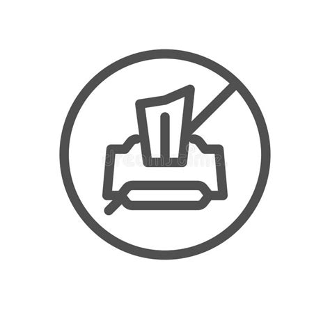 Icono Relacionado Con Alergenos Ilustración Del Vector Ilustración