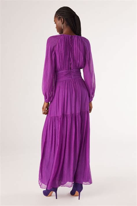 Maxi Dress Helena Purple Baandsh