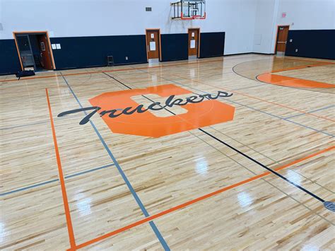 From Start To Finish How We Did This Gym Floor Wood Floor Business