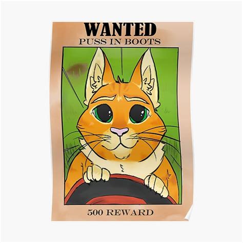 Puss In Boots Posters Redbubble