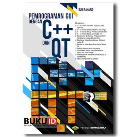 Jual Buku Pemrograman GUI Dengan C DAN QT DVD Kota Tangerang Buku ID Tokopedia