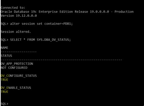 oracle database vault protected table with realm data extraction
