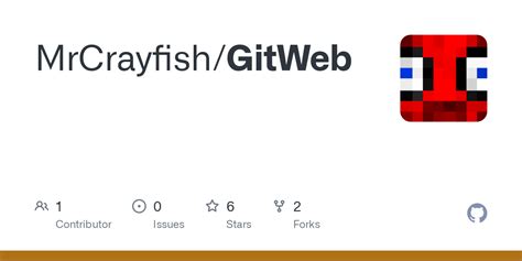 GitHub MrCrayfish GitWeb