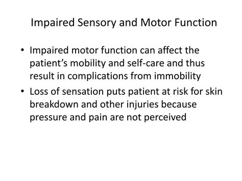 Impaired Motor Sensory Function At Kim Delapaz Blog