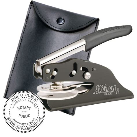 Washington Notary Seal Embosser