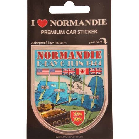 Normandy D Day Car Sticker Airborne Museum