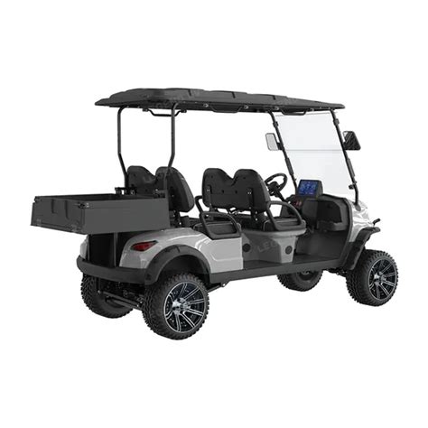 Luxury Meets Performance Ce 4 Seater Grey Electric Utility Golf Carts