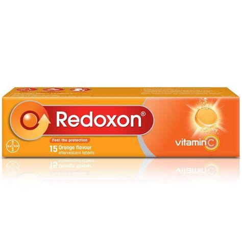 Buy Redoxon Vitamin C Effervescent Tablets With Orange Flavour For
