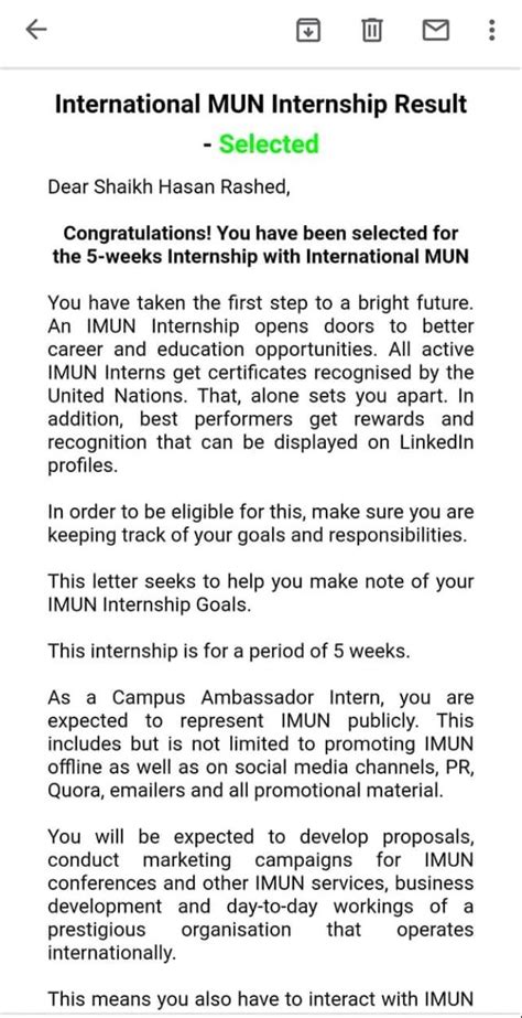 Shaikh Hasan Rashed On Linkedin Feeling Proud