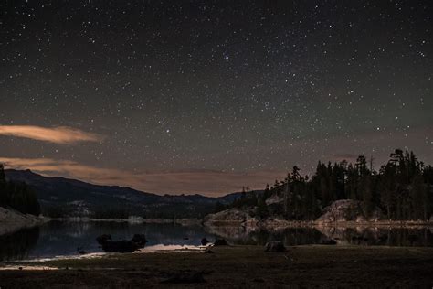 Lake Alpine Campground In Stanislaus National Forest California
