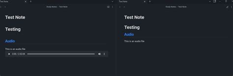 Render Audio Player In Read View Feature Requests Obsidian Forum
