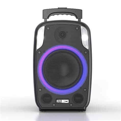 Altec Lansing Portable Bluetooth Party Lantern Speaker With Led Lights And True Wireless Pairing