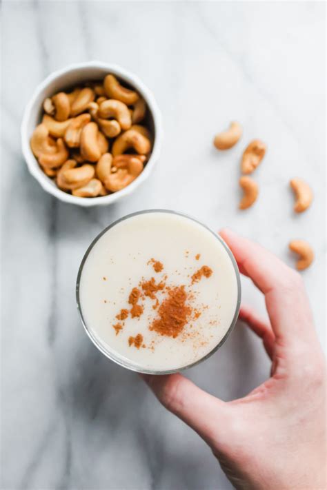 Homemade Vanilla Cashew Milk Recipe Homemade Nut Milk Homemade