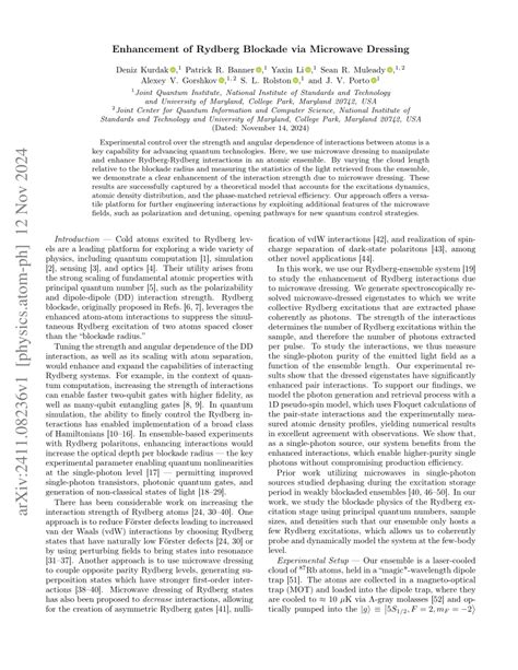 Pdf Enhancement Of Rydberg Blockade Via Microwave Dressing