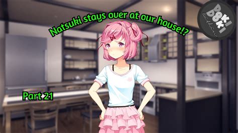 Natsuki Stays Over At Our House Ddlc Within Part 21 Youtube