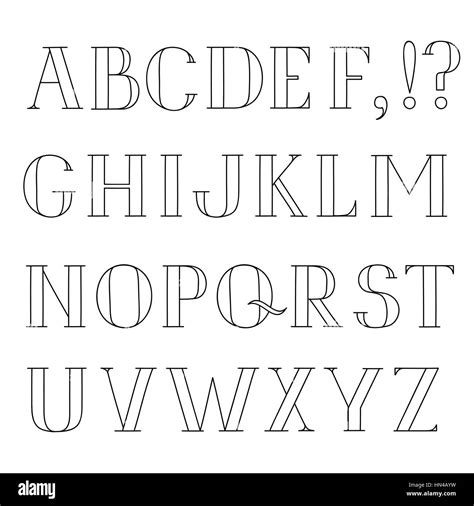 Pretty Alphabet Letters Font