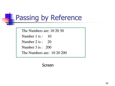 Ppt Passing Parameters Powerpoint Presentation Free Download Id